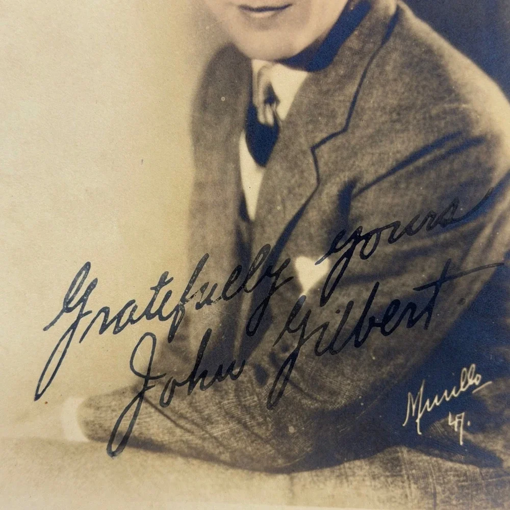 John Gilbert | Art | Vintage John Gilbert Silent Film Star Portrait ...